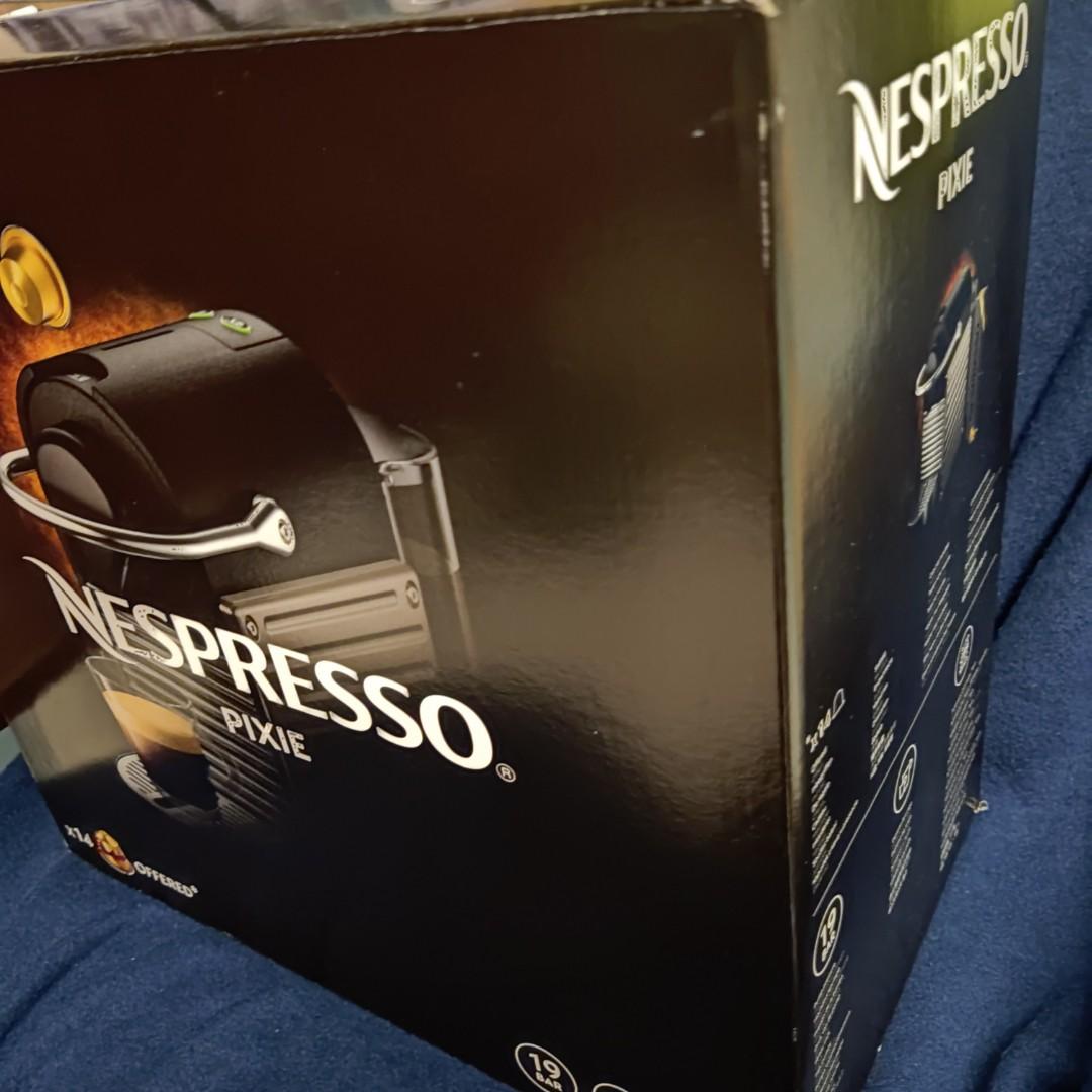 Nespresso Pixie + Aeroccino3 milk frother, TV & Home Appliances ...