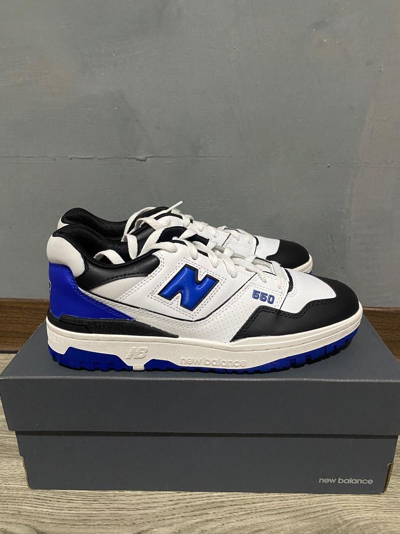 New Balance 550 - White Royal Blue US SIZE 8.5, Men's Fashion, Footwear ...