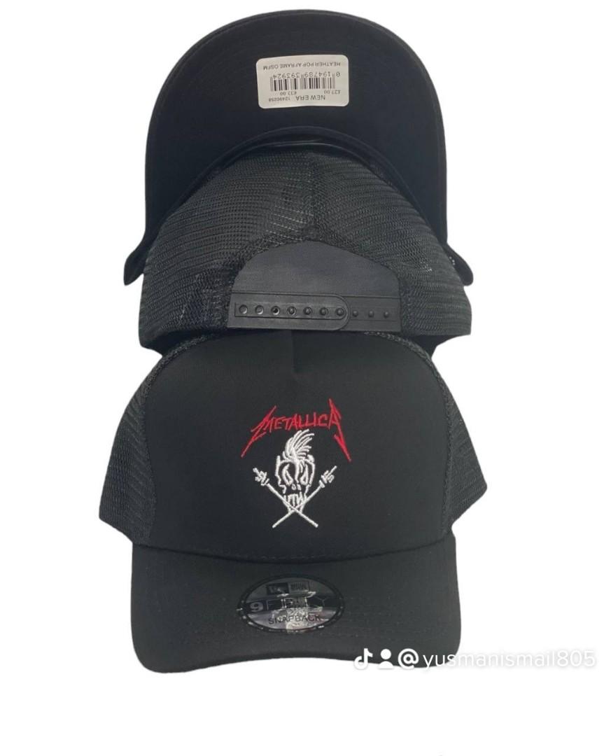 New cap Metallica topi metal band rock, Men's Fashion, Watches ...