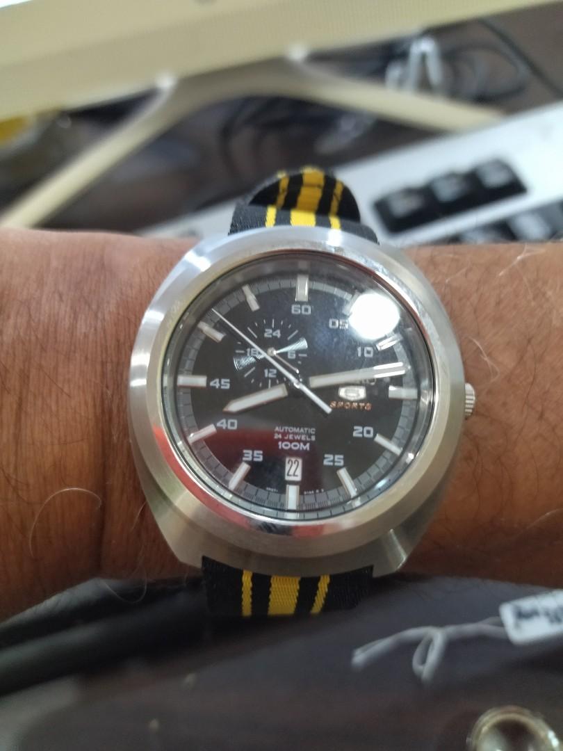 New Seiko 5 Sports Pilot Diver watch 100m Japan, Men's Fashion, Watches ...