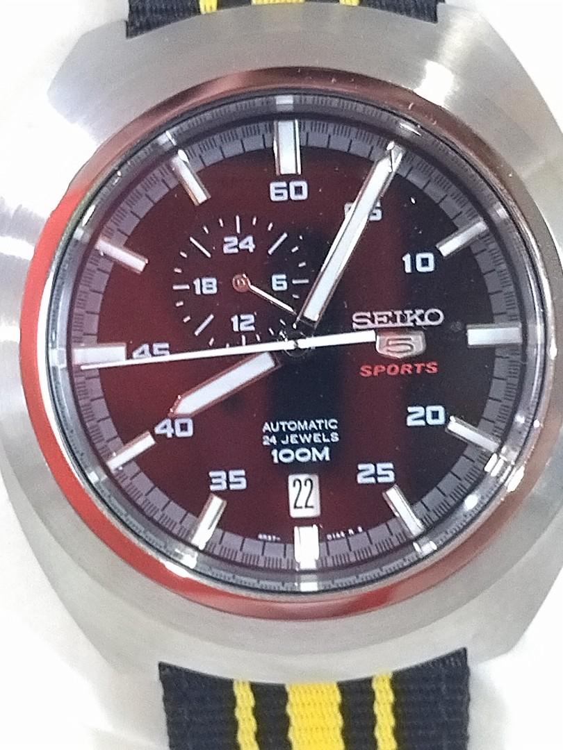 New Seiko 5 Sports Pilot Diver watch 100m Japan, Men's Fashion, Watches ...