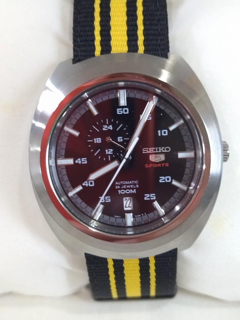 New Seiko 5 Sports Pilot Diver watch 100m Japan, Men's Fashion, Watches ...