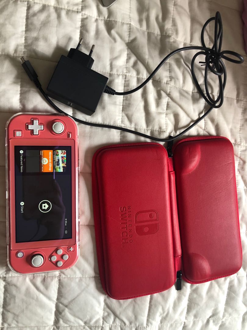 Nitendo Switch Lite Coral, Video Gaming, Video Game Consoles, Nintendo ...
