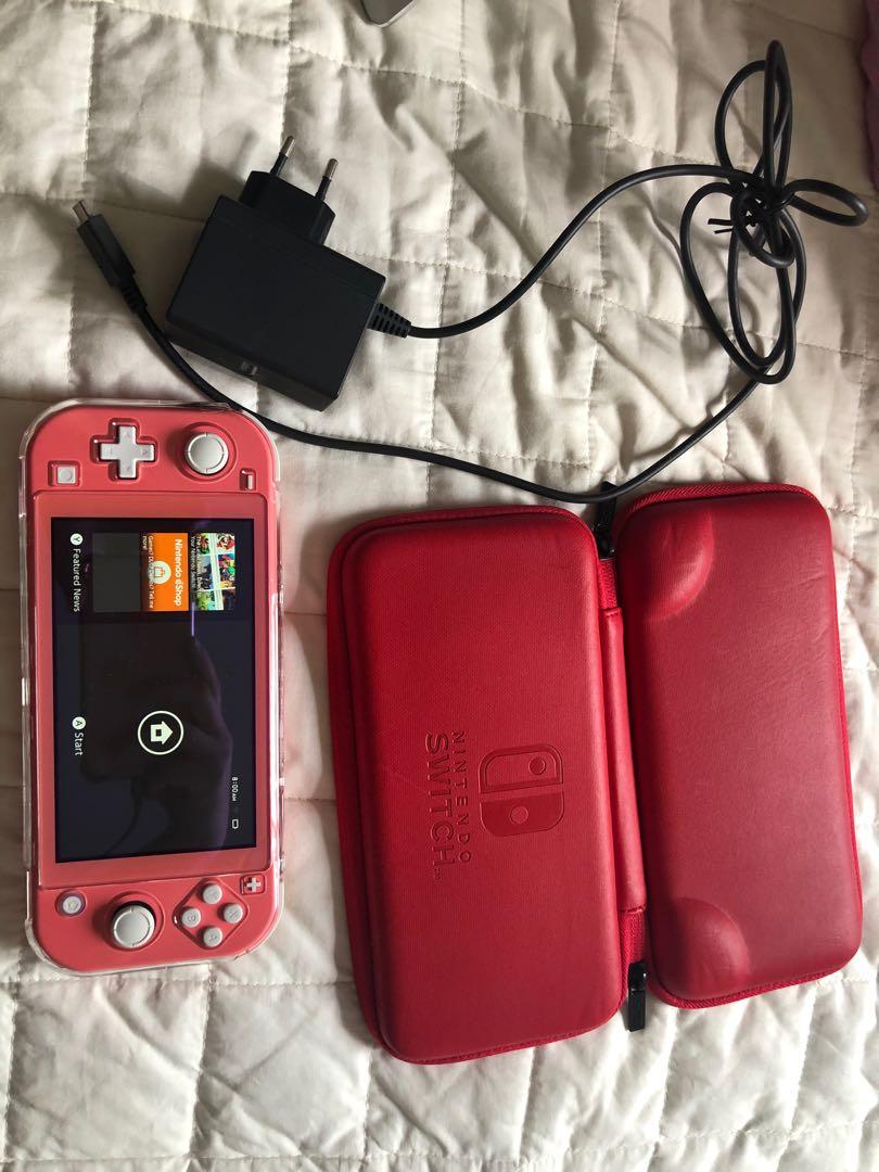 Nitendo Switch Lite Coral, Video Gaming, Video Game Consoles, Nintendo ...