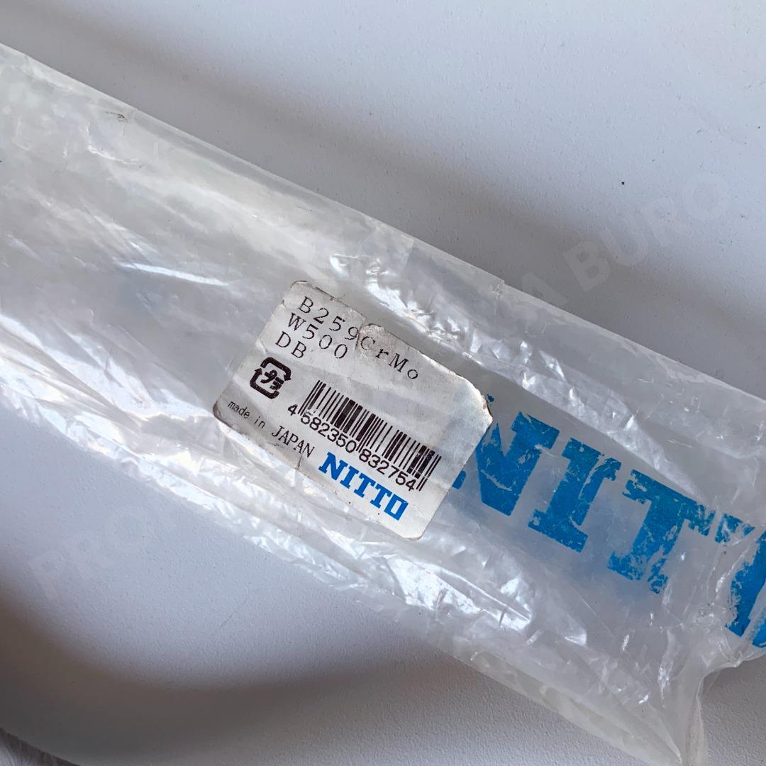 Nitto B259 Urban Riser Handlebar 25.4mm 50mm Rise 500mm Silver, Olah ...