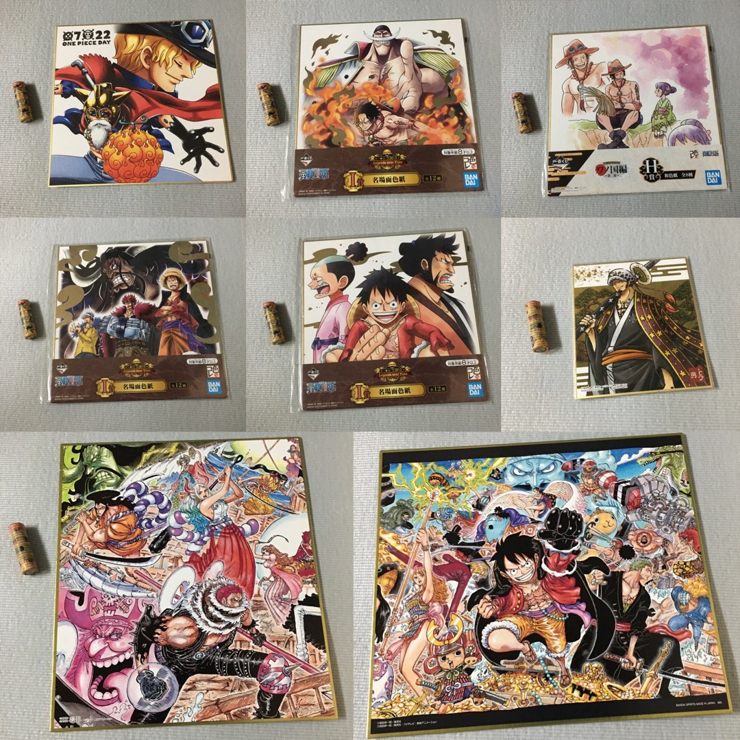 One Piece Shikishi/Cardboard Display, Hobbies & Toys, Toys & Games on ...