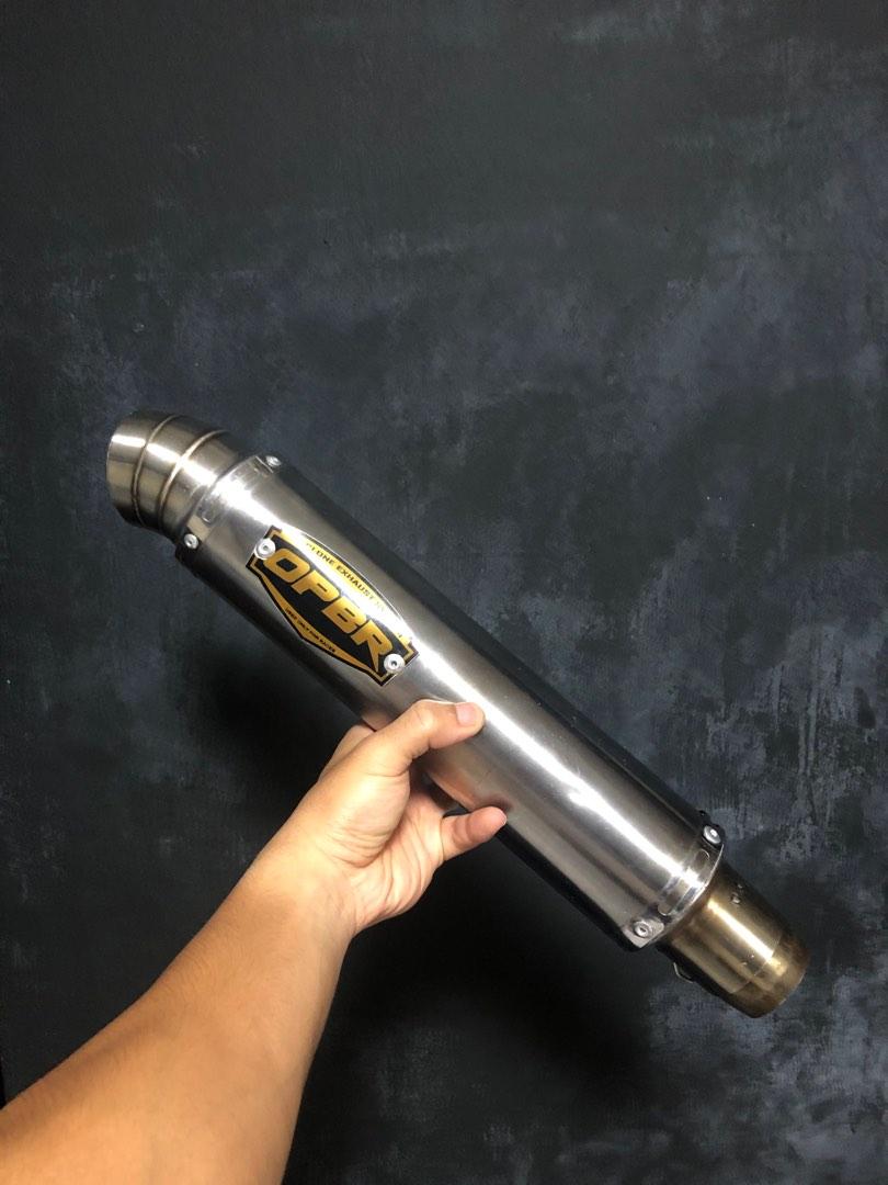 OPBR open pipe exhaust yoshimura lc135 y15, Motorcycles, Motorcycle ...