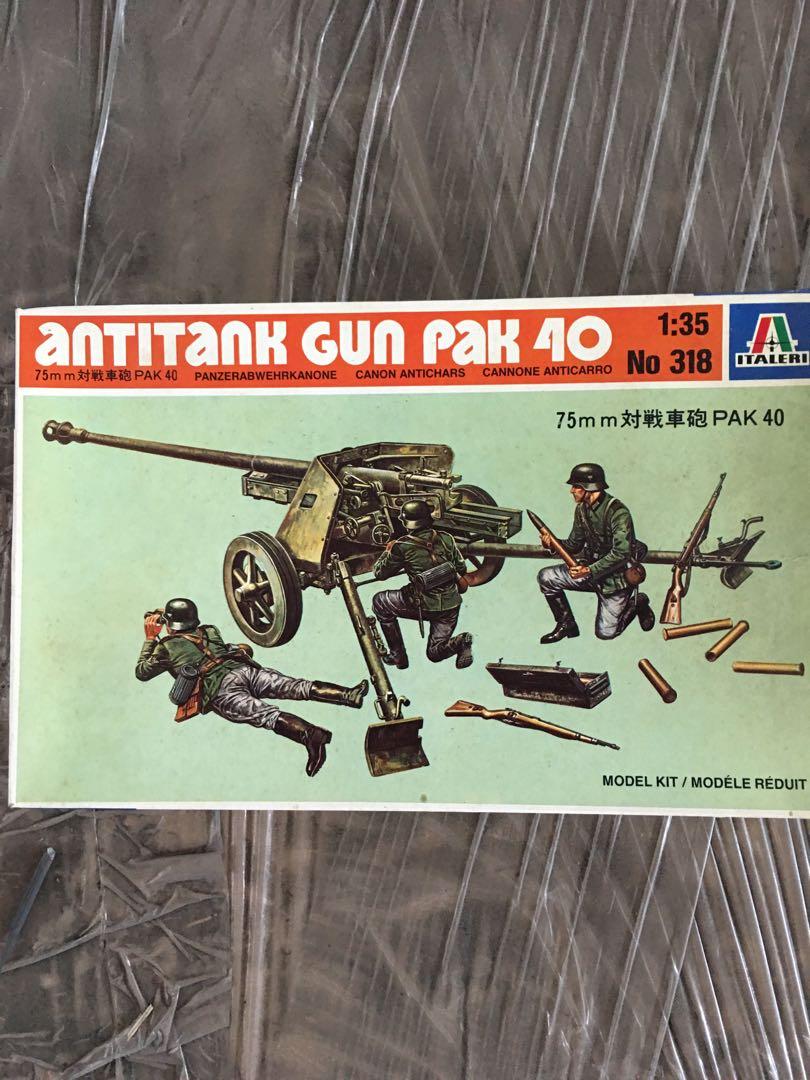 Pak 40 anti tank gun 1/35, Hobbies & Toys, Memorabilia & Collectibles ...
