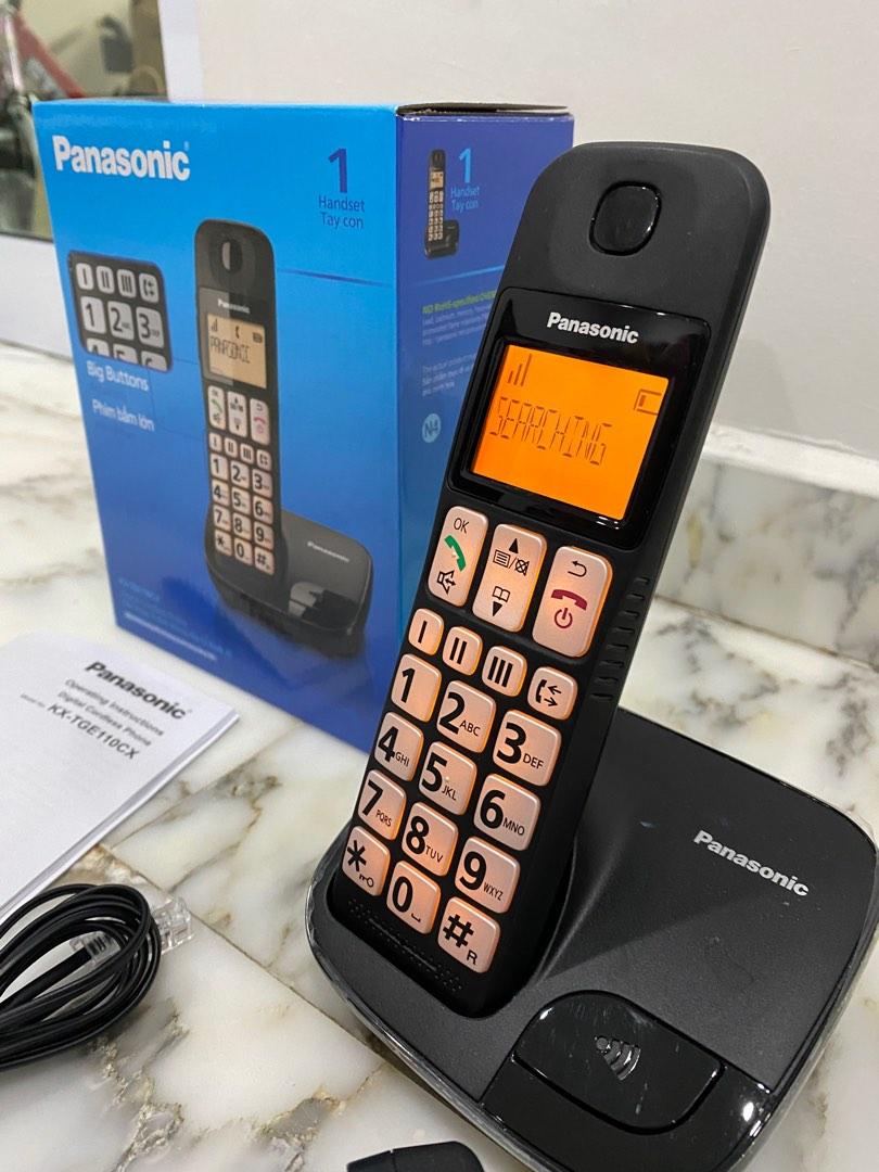 Panasonic Telephone KX-TGE110CXB, TV & Home Appliances, Other Home ...