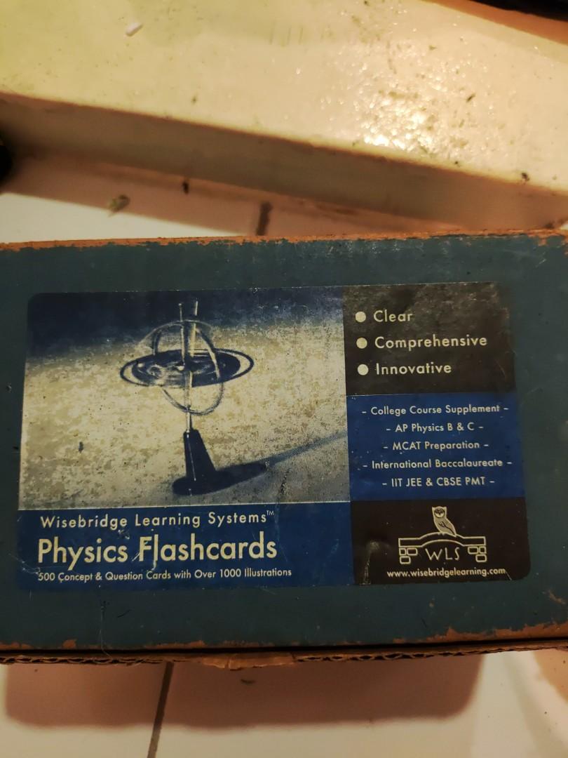 Physics flashcard, Hobbies & Toys, Stationery & Craft, Stationery ...