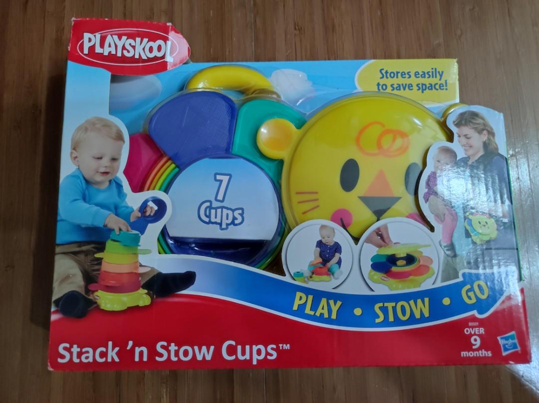 Playskool Stack N Stow Cups, Babies & Kids, Infant Playtime on Carousell