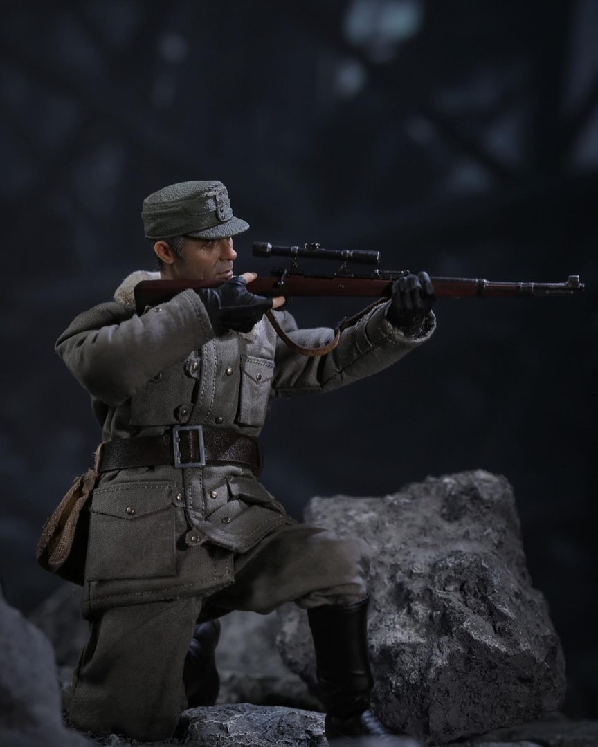 PO Pop Toys 1/12 scale Stalingrad Defense War - German Colonel Sniper ...