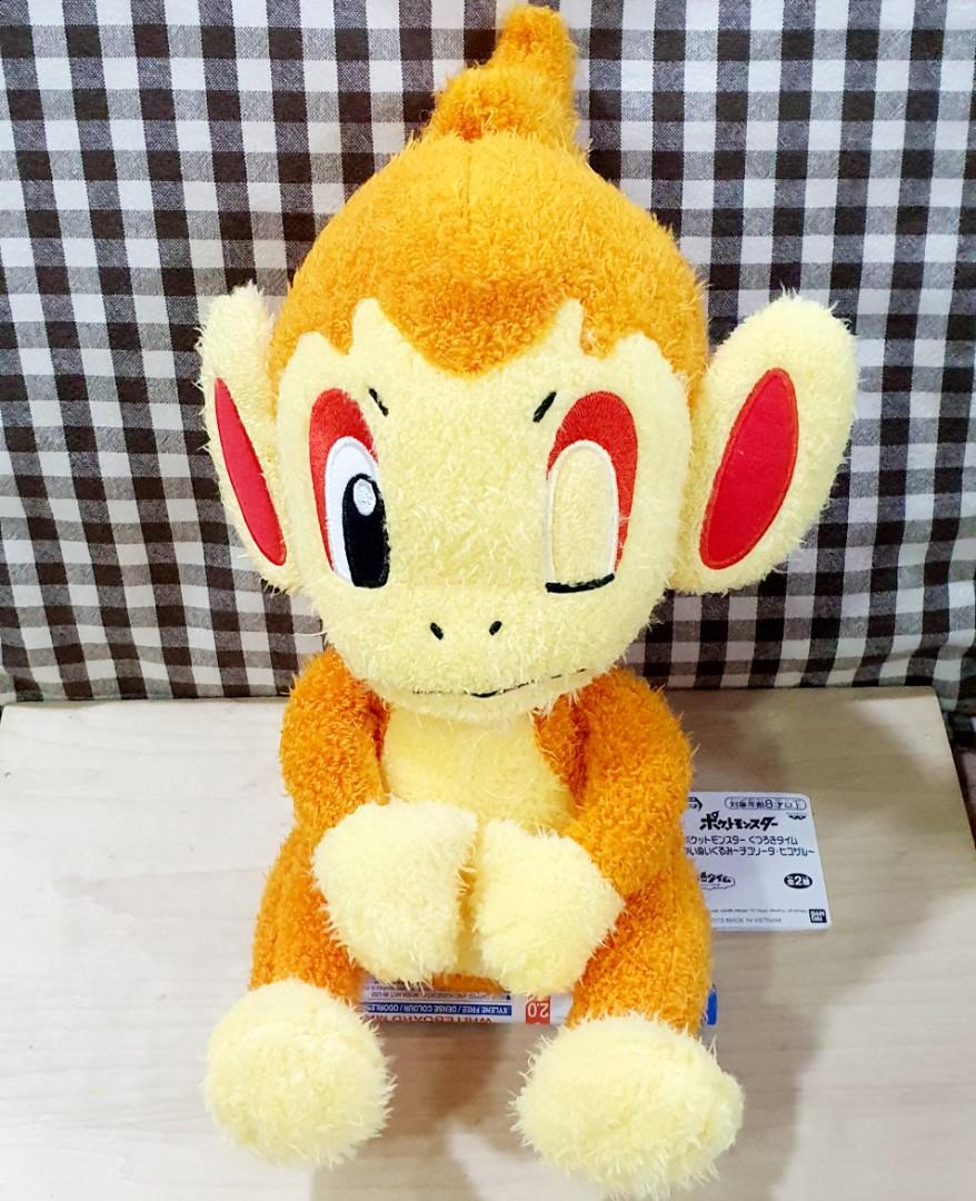 Pokemon Chimchar plush 30cm, Hobbies & Toys, Toys & Games on Carousell