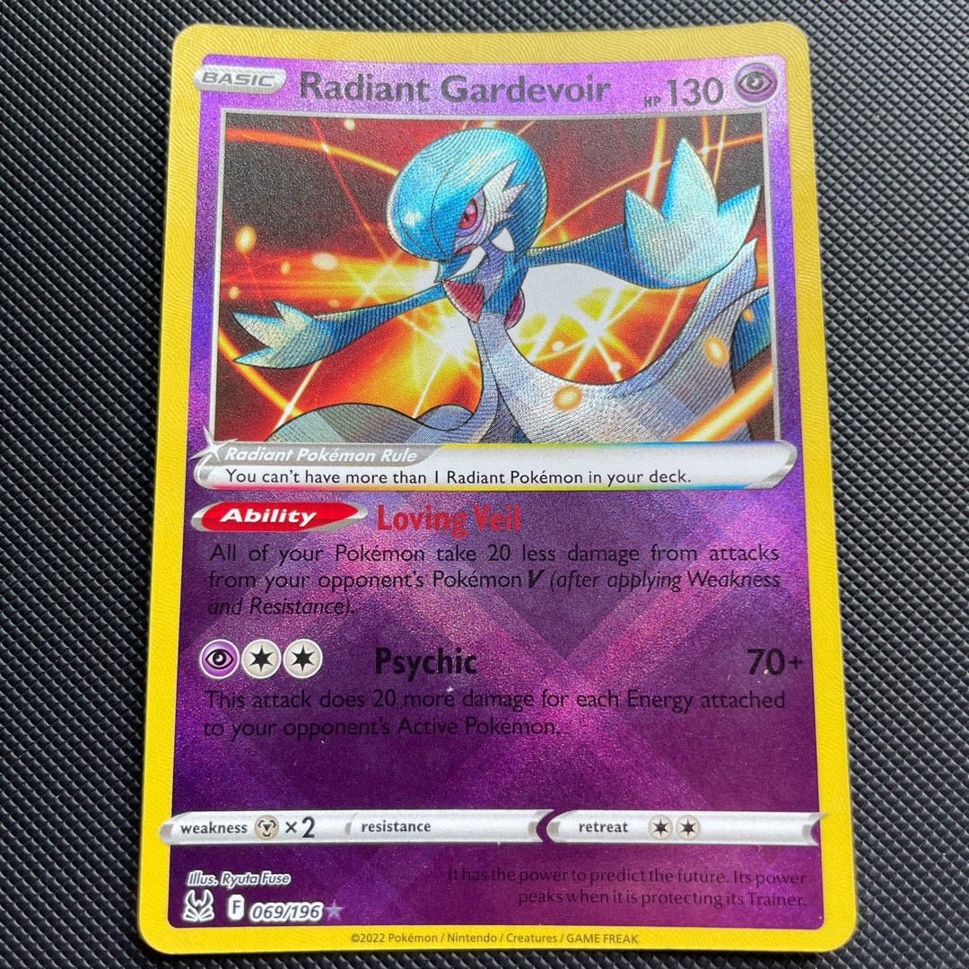 Pokemon TCG RADIANT RARE Gardevoir, Hobbies & Toys, Toys & Games on ...