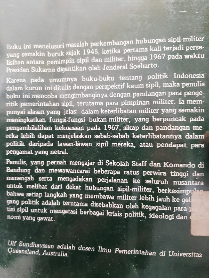Politik Militer Indonesia 1945 1967 Books And Stationery Textbooks On