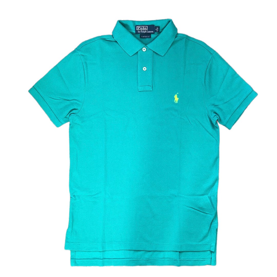 POLO RALPH LAUREN POLO SHIRT TURQUOISE BLUE, Men's Fashion, Tops & Sets, Tshirts & Polo Shirts ...