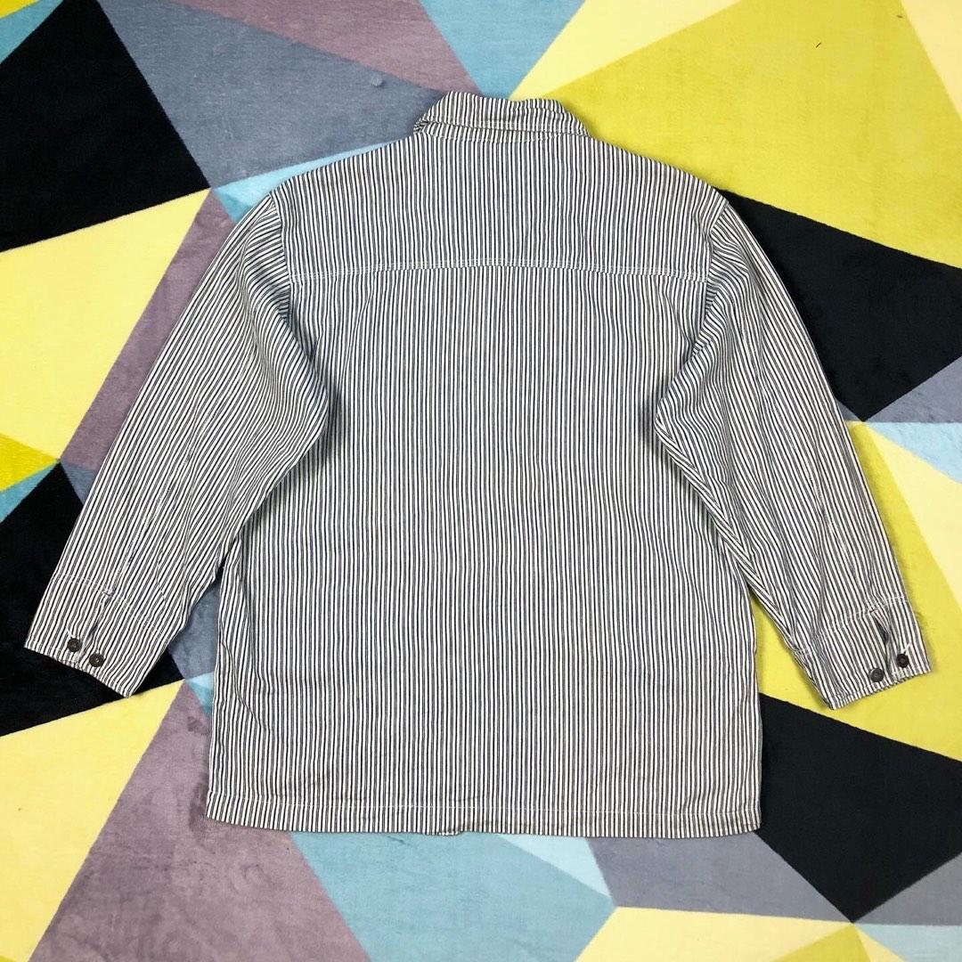 Pract Studio American Style Workwear Hickory Jacket, Men's Fashion ...