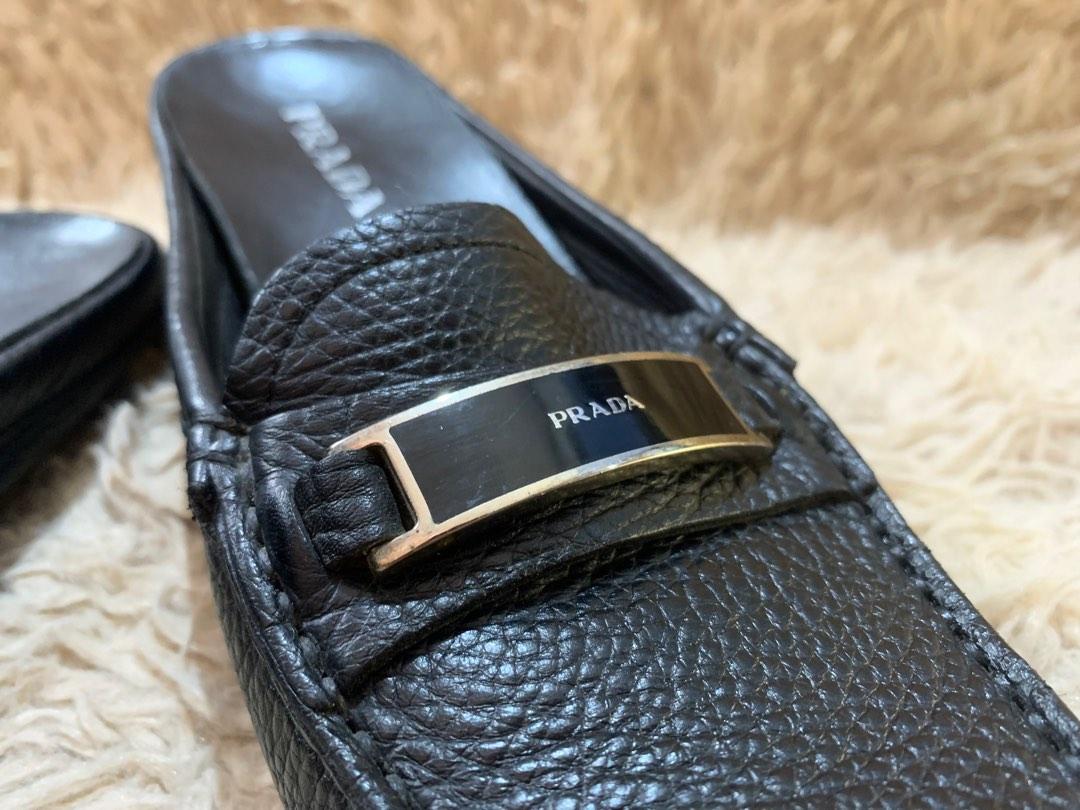 Prada Mules, Women's Fashion, Footwear, Flats & Sandals on Carousell