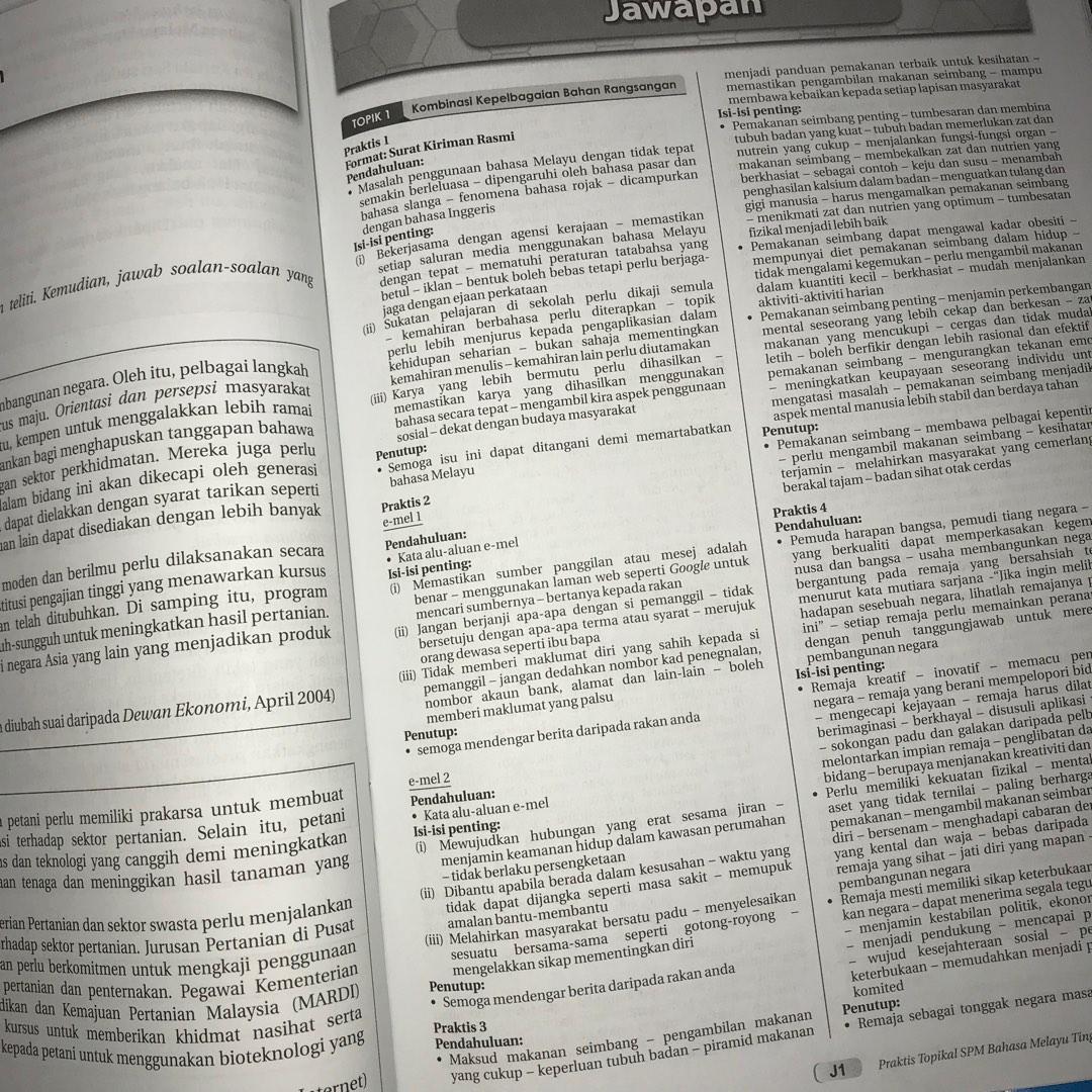 Praktis Topikal Spm Bahasa Melayu Tingkatan 4 Kssm Hobbies And Toys
