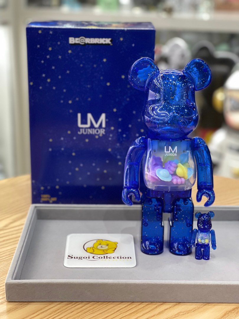 [In Stock] BE@RBRICK x UM Junior Twinkle 100%+400% 夜星 (Macau 2022 Event Exclusive) bearbrick ...