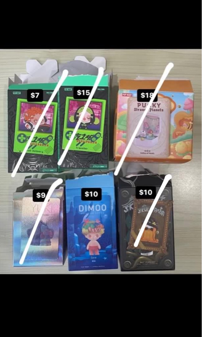 [PRICE DROP] WTS/WTT popmart skullpanda addams family city of night ...