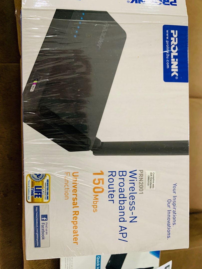 Prolink wireless N broadband AP/ router, Computers & Tech, Office ...