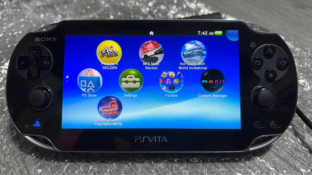 PS Vita PCH-1001 black, Video Gaming, Video Game Consoles, PlayStation ...