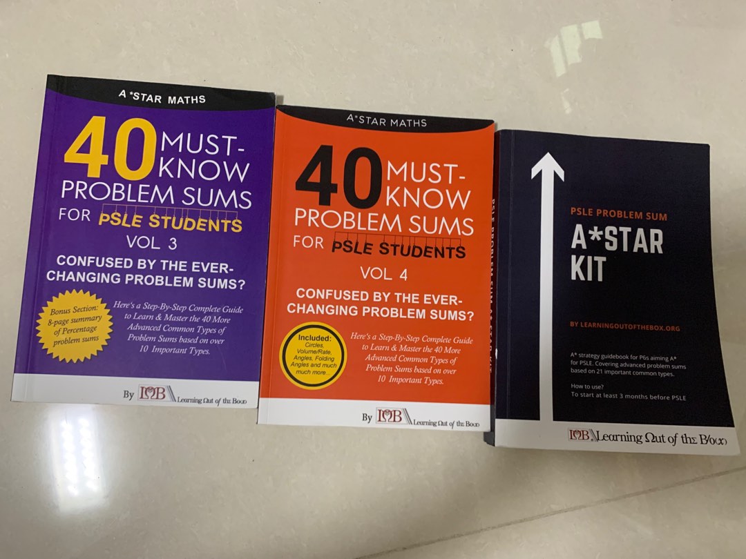 PSLE A Star Kits for math Learning out of Box, Hobbies & Toys, Books ...