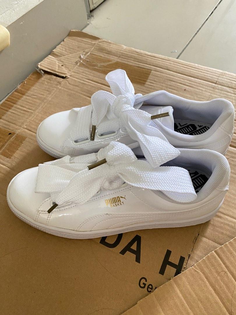 Puma white sneaker, Women's Fashion, Footwear, Sneakers on Carousell