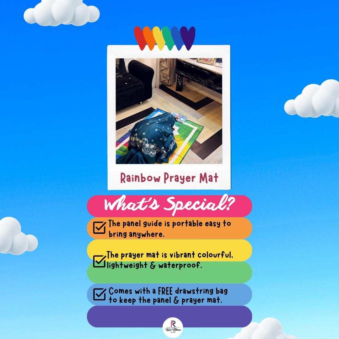 Rainbow Prayer Mat, Hobbies & Toys, Memorabilia & Collectibles ...
