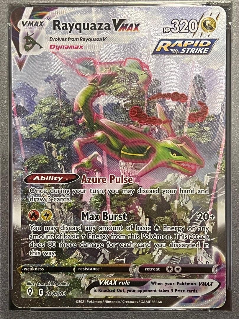 Rayquaza V & Rayquaza VMax Evolving Skies PSA 10 Sequential Set ...