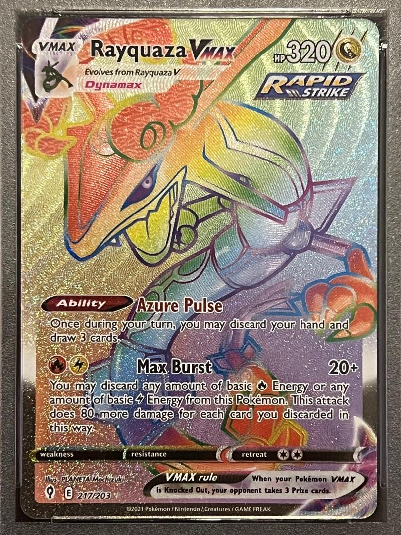 Rayquaza V & Rayquaza VMax Evolving Skies PSA 10 Sequential Set ...
