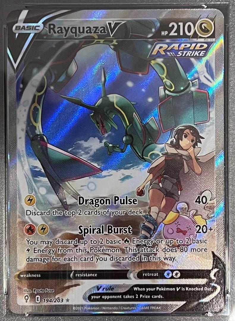 Rayquaza V & Rayquaza VMax Evolving Skies PSA 10 Sequential Set ...