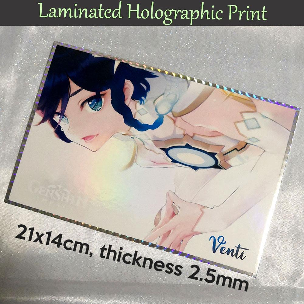 [READYSTOCKS] Genshin Impact Venti Merch Set Genshin Venti Gift Set Venti Art Print Venti ...