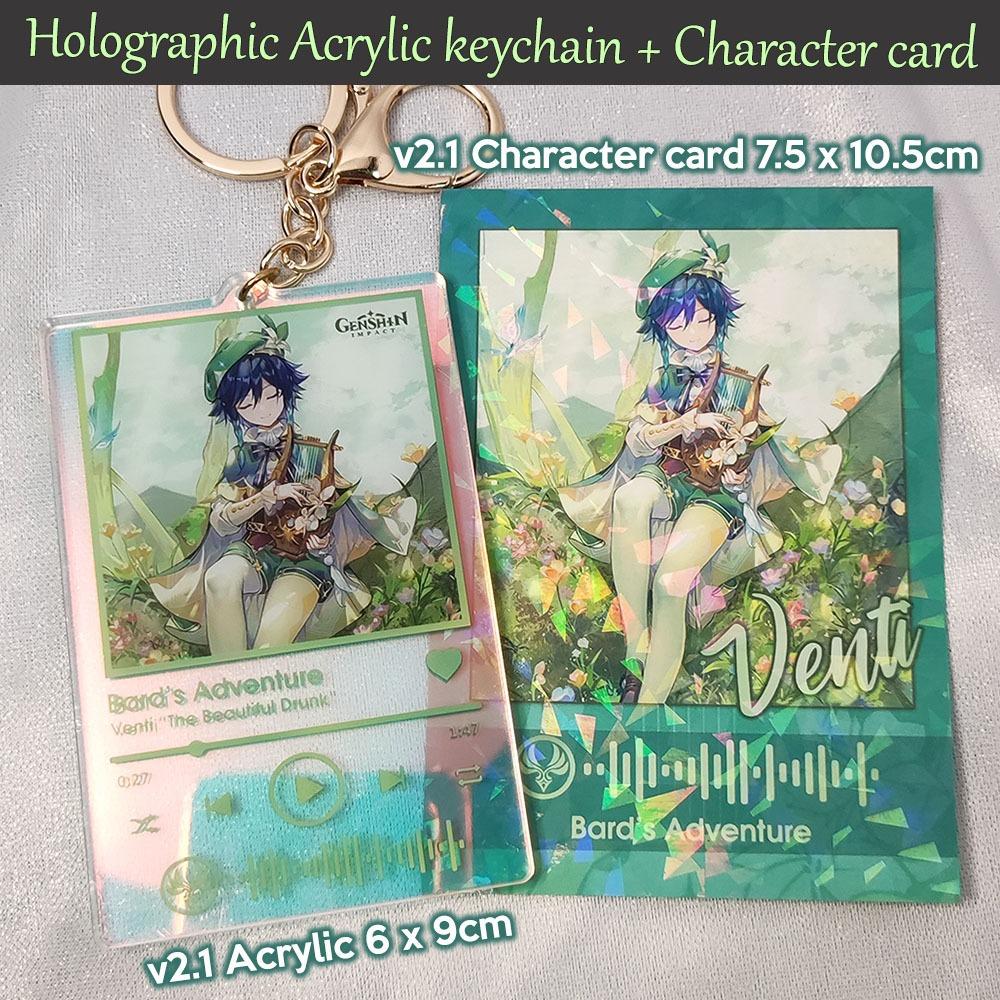 [READYSTOCKS] Genshin Impact Venti Merch Set Genshin Venti Gift Set ...