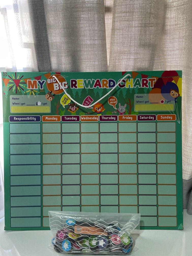 Reward Chart, Hobbies & Toys, Toys & Games on Carousell