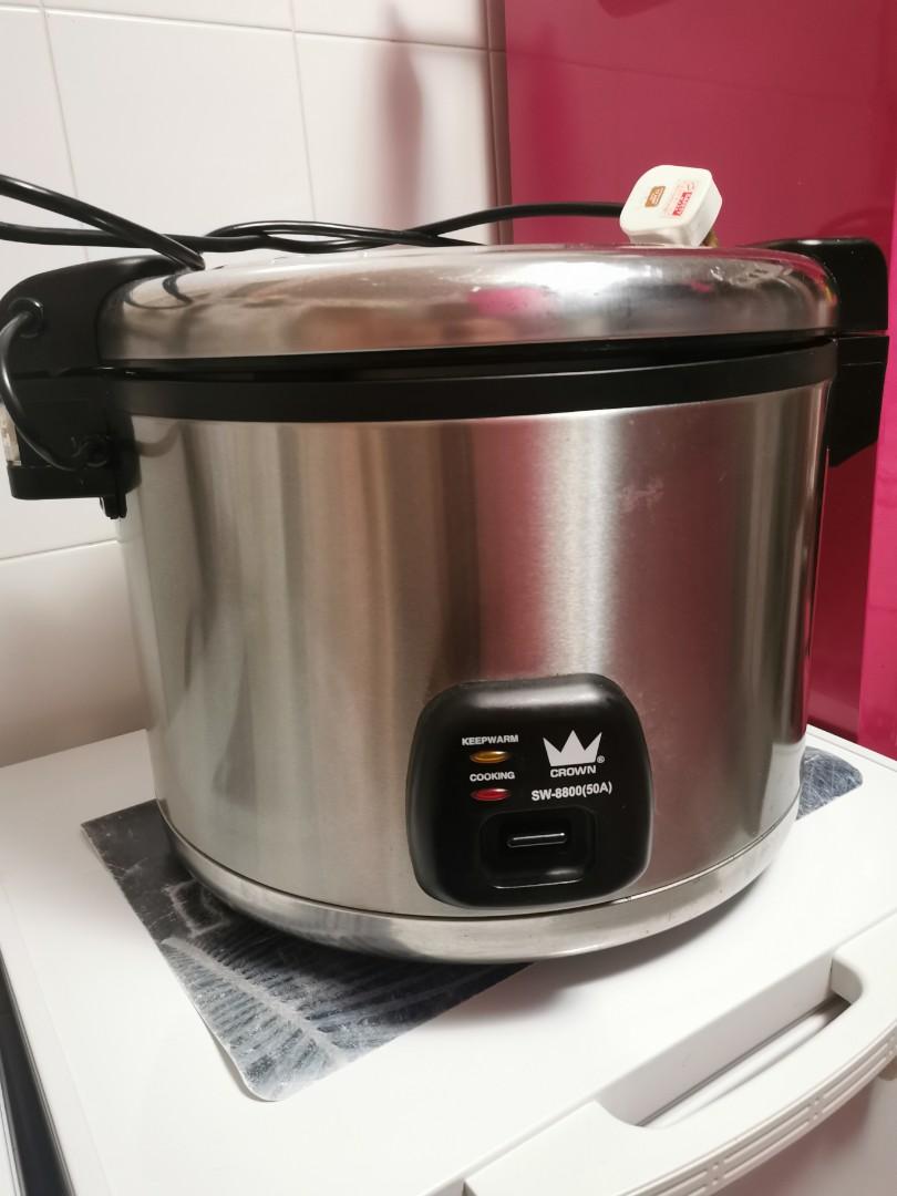 Rice Cooker Crown SW-8800, TV & Home Appliances, Kitchen Appliances ...