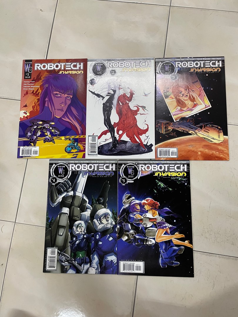 Robotech Invasion #1 - #5 Complete Set 2004Wildstorm Comics, Hobbies & Toys, Books & Magazines ...