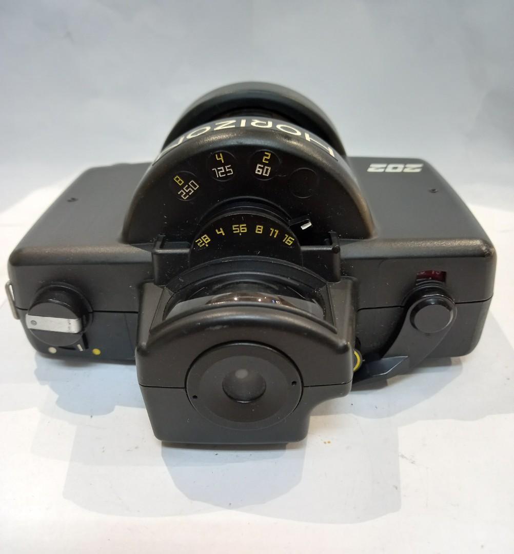 Russia Horizon 202 35mm Panoramic Camera w/28mm f2.8 MC lens. ..hardly ...