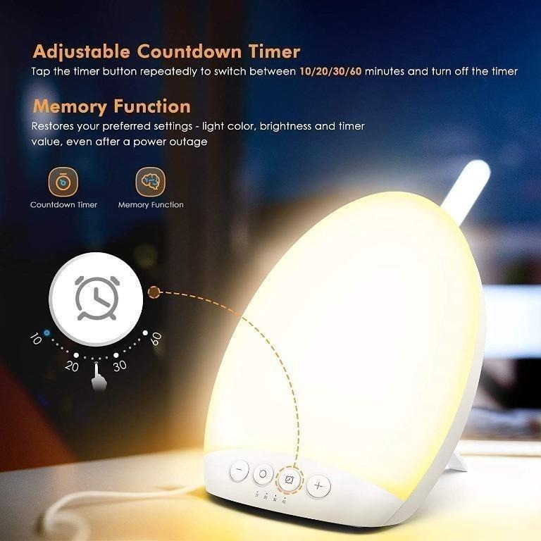 SAD Lamp, Hosome 10,000 Lux SAD Light, Portable Light Therapy Lamp with ...