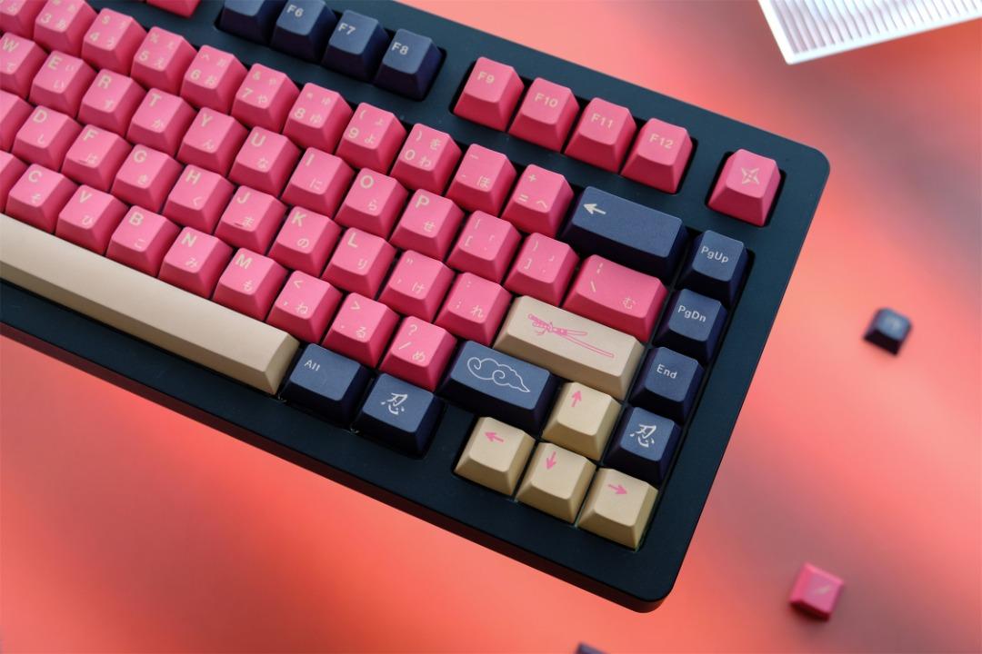 [SG Local Stock] Red Samurai Keycaps | 134 Keys | Cherry Profile | PBT ...