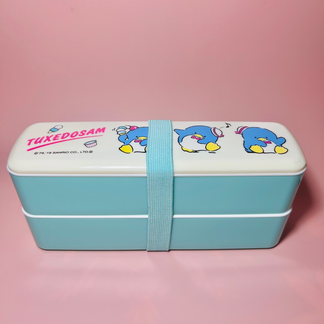 Sanrio 2019 Tuxedo Sam Bento Lunch Box w/Chopsticks 300 ml 19x5.8x3.7cm ...