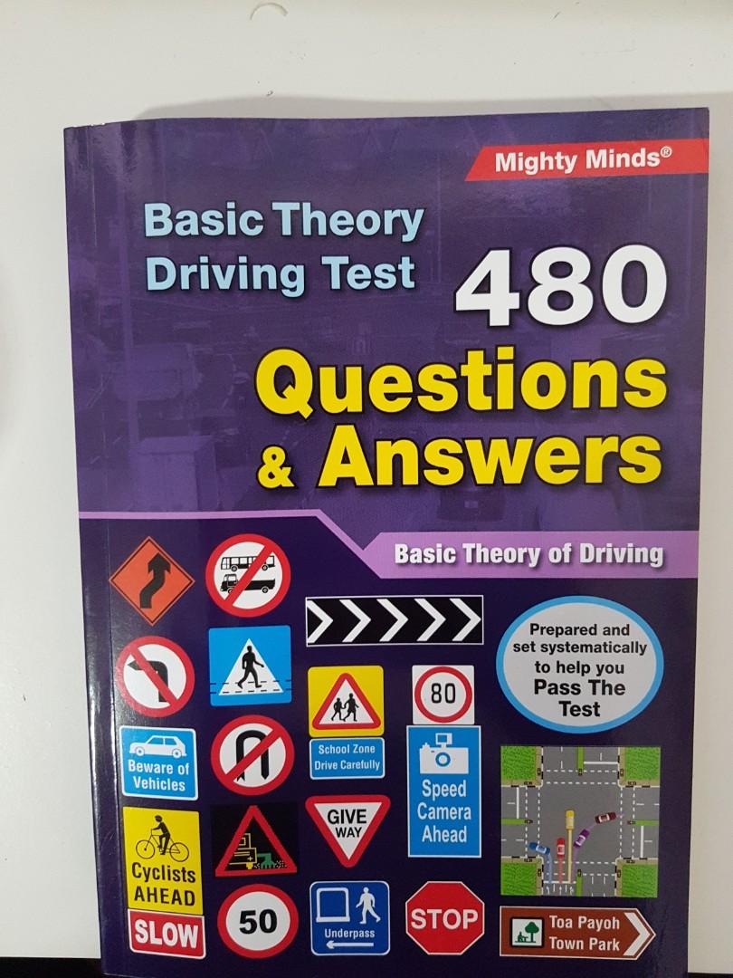 SG Driving Basic Theory Test -Textbook and Q&A Books, Hobbies & Toys ...