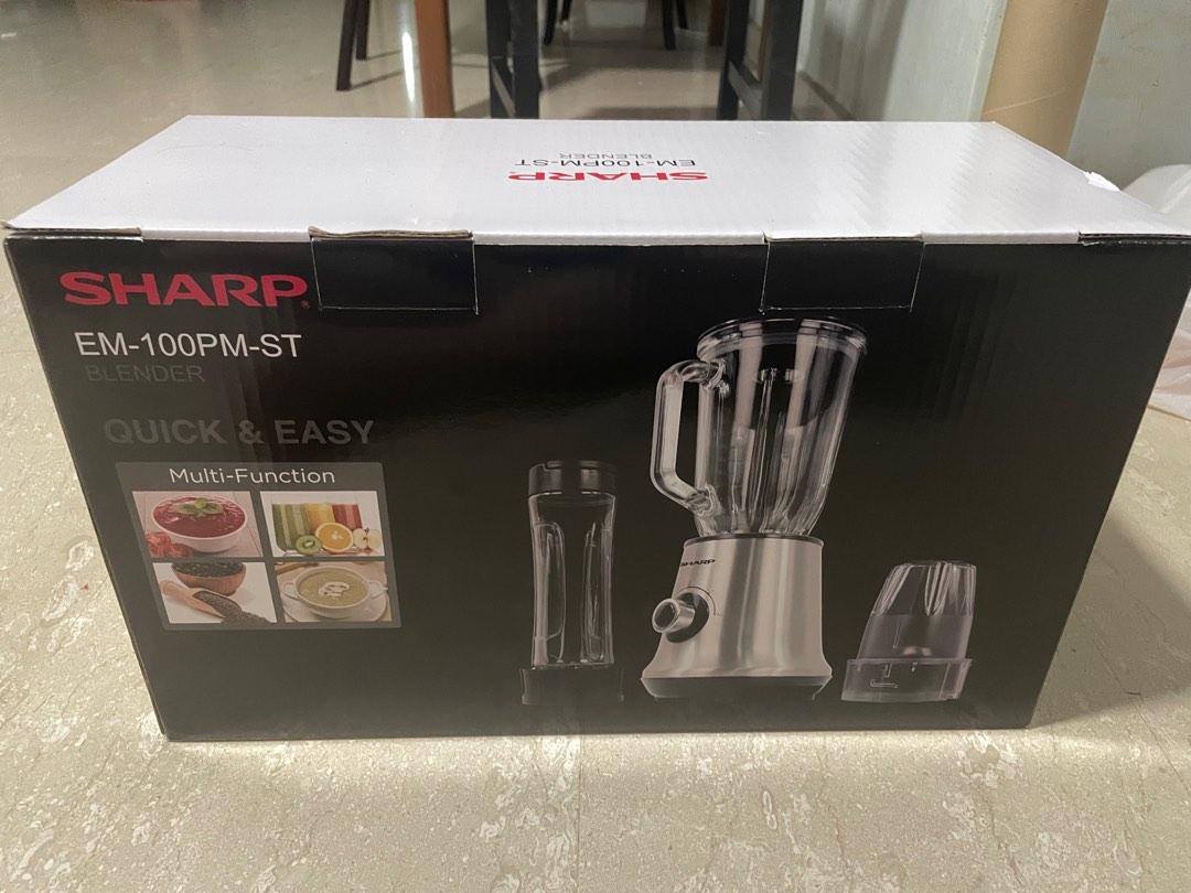 SHARP EM-100PM-ST Blender, TV & Home Appliances, Kitchen Appliances ...