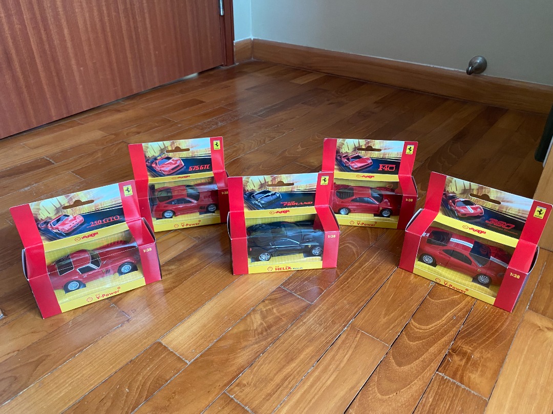 Shell V-Power Ferrari car collection 1:38, Hobbies & Toys, Memorabilia ...