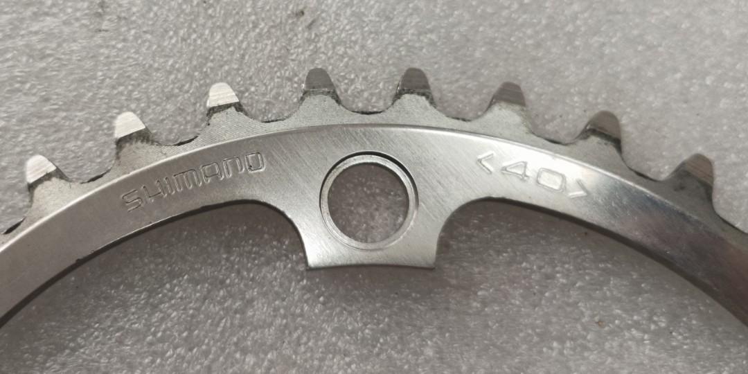 Shimano chain ring 40T bcd110, Sports Equipment, Bicycles & Parts ...