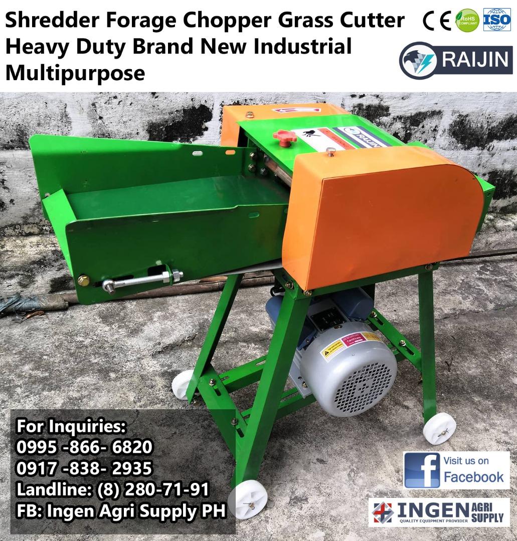 shredder forage chopper silage cutter heavy duty industrial type ...