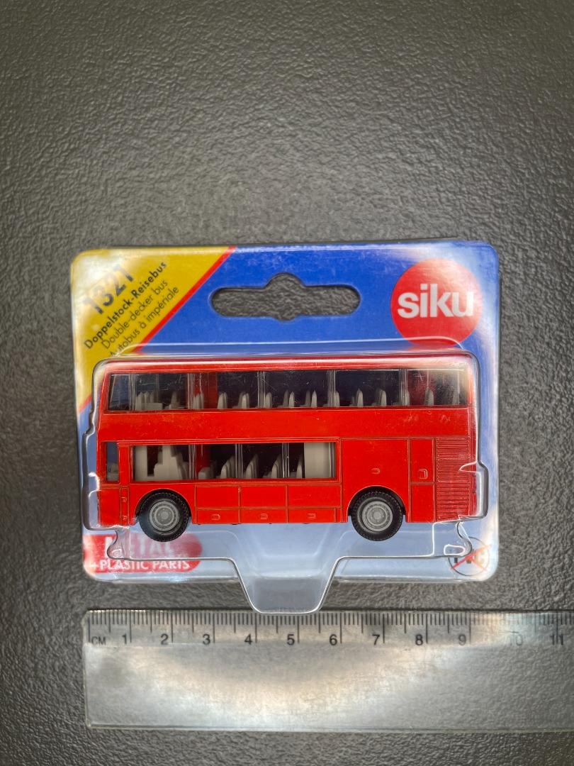 SIKU Double-Decker Bus Die-Cast Toy Vehicle Model #1321, Hobbies & Toys ...