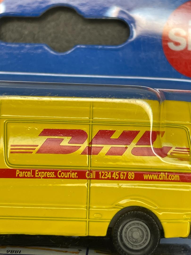 SIKU DHL Delivery Van Die-Cast Toy Vehicle Model #1319, Hobbies & Toys ...