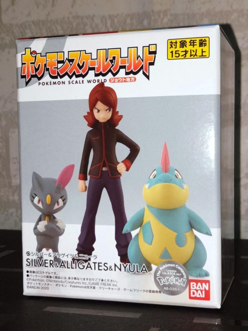 Silver, Croconaw, & Sneasel Pokemon Scale World Johto by Bandai ...